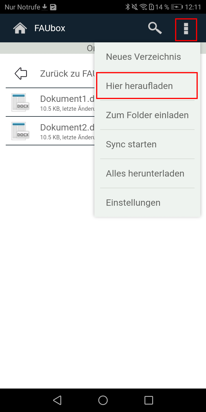Hochladen von Dateien › FAUbox Dokumentation